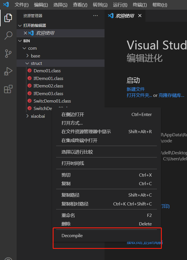 vscode反编译查看java的.class文件插件 - 77的小白 - 博客园