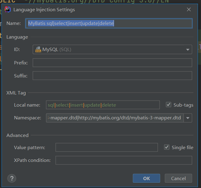 idea的mapping.xml中自动补全sql代码的配置 - 小黄心怀宇宙 - 博客园