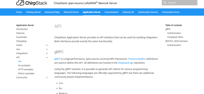 Chirpstack笔记 -- GRPC API 的调用 - 洲陈 - 博客园