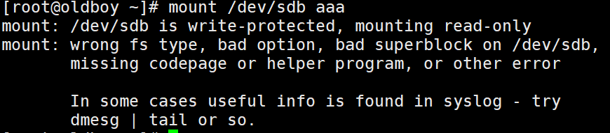 Linux磁盘分区格式挂载卸载及出现（wrong fs type, bad option, bad superblock on /dev/sdb......问题解决方法） - 小太阳0626 ...