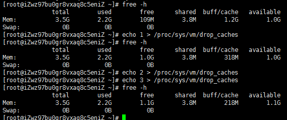 LINUX 清理缓存BUFF/CACHE - Sakimir - 博客园
