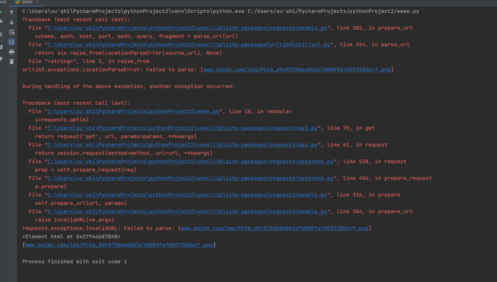urllib3. failed to parse - 苏世sushi - 博客园