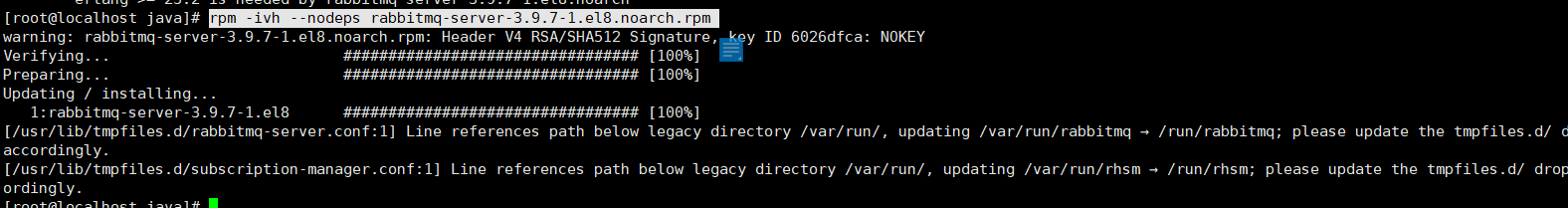 Centos8 安装rabbitmq报错， Error Failed Dependencies Erlang 23 2 Is Needed By Rabbitmq Server 3