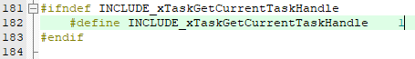 HC32F460移植freertos出现Error: L6218E: Undefined symbol xTaskGetCurrentTaskHandle (referred from ...