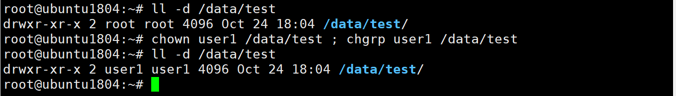 创建用户user1、user2、user3。在/data/下创建目录test Linux0205 - 丁丁在线 - 博客园