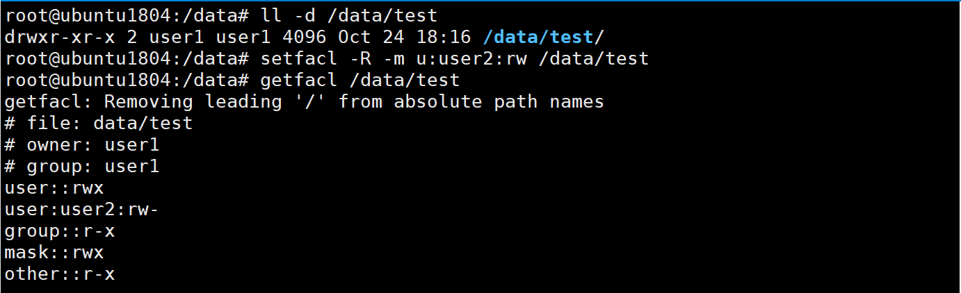 创建用户user1、user2、user3。在/data/下创建目录test Linux0205 - 丁丁在线 - 博客园