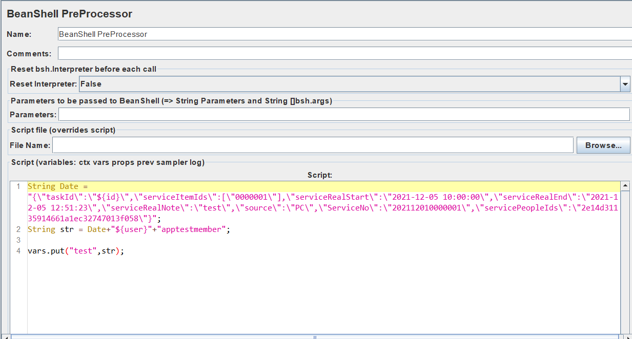 增加jmeter便捷性的BeanShell PreProcessor - 忘记长大 - 博客园