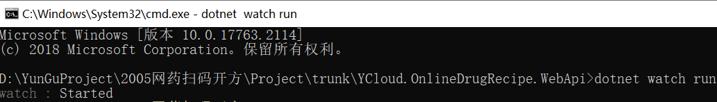 【转】.net core使用 dotnet watch run（实时监测代码修改，自动编译运行） - 花影疏帘 - 博客园