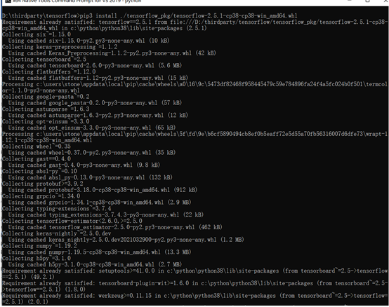 Windows 环境TensorFlow源码C++编译———实战与避坑记(2) - bluesky998 - 博客园