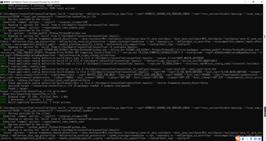 Windows 环境TensorFlow源码C++编译———实战与避坑记(3) - bluesky998 - 博客园