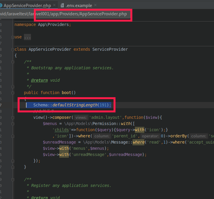 执行命令：php artisan migrate 报错“In Connection.php line 664: ” - daivid - 博客园