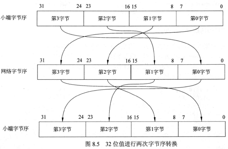 linux网络编程（六）主机字节序和网络字节序 - chenjy2019 - 博客园