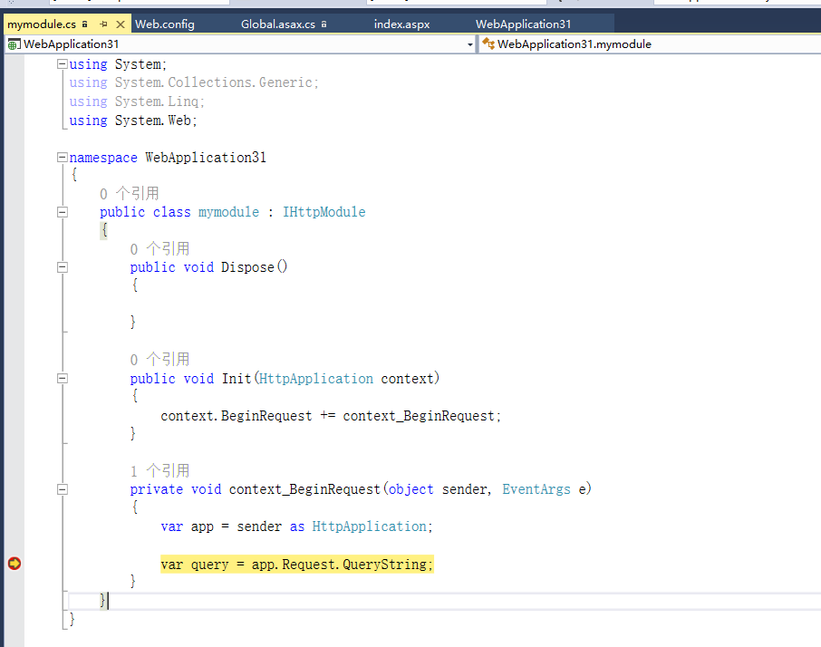asp.net httpmodule注册 - rongsy - 博客园