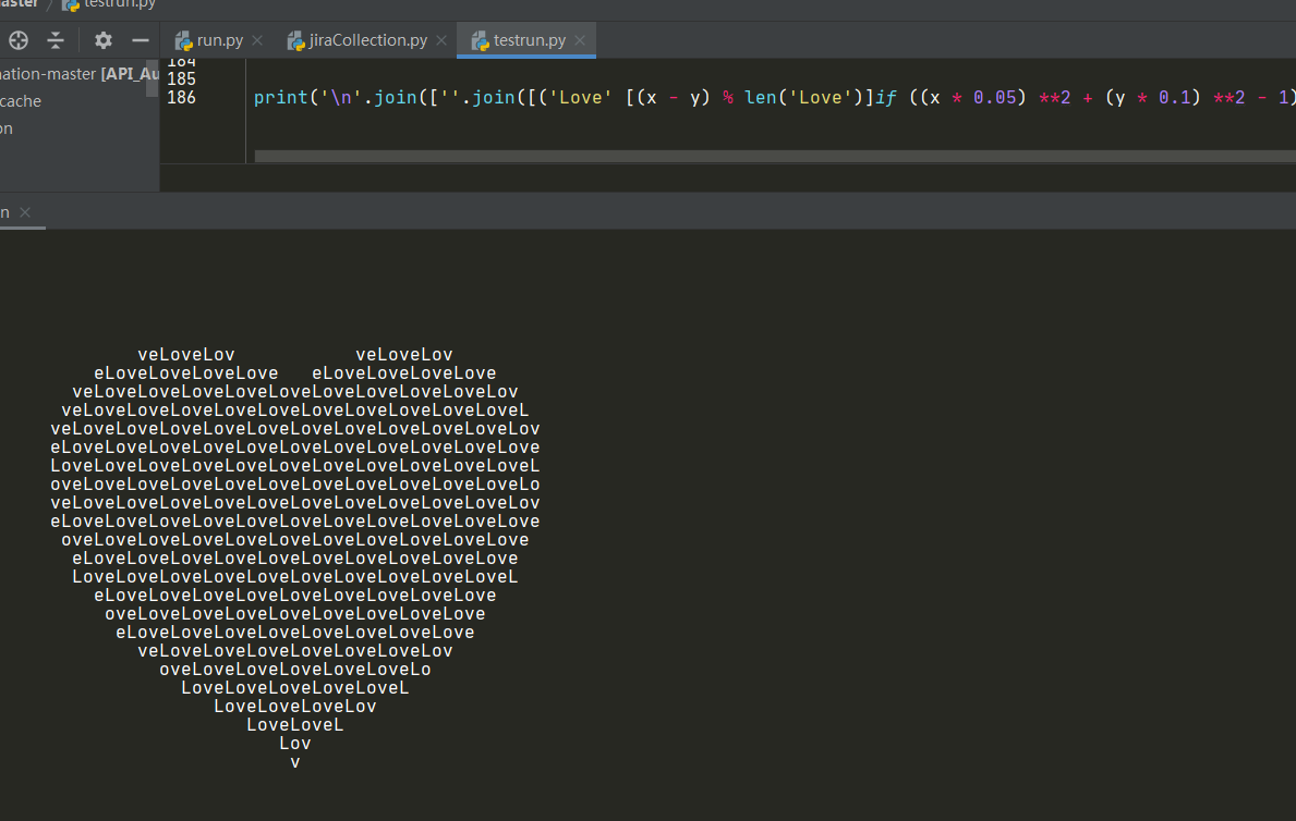 Python 一行代码打印心形详解 白灰 博客园
