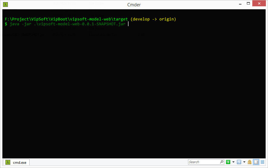 Java jar Boot No Main Manifest Attribute In vipsoft model web