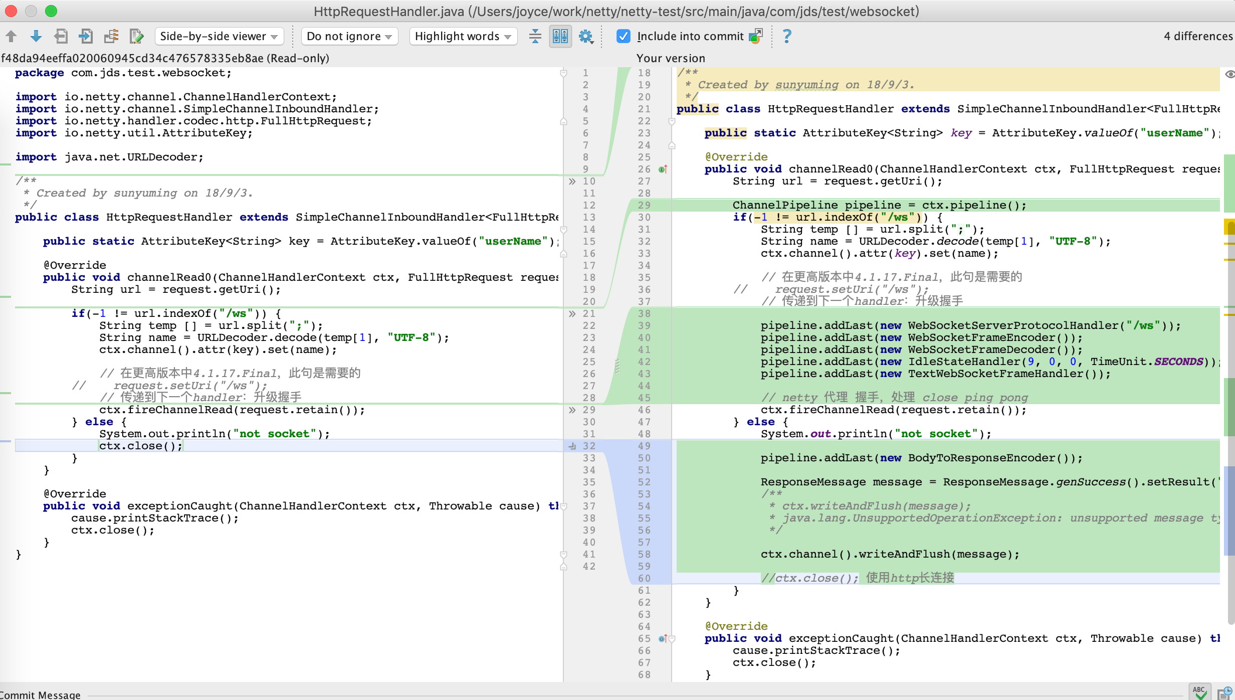 Netty（二十二）websocket与共用端口 Silyvin 博客园