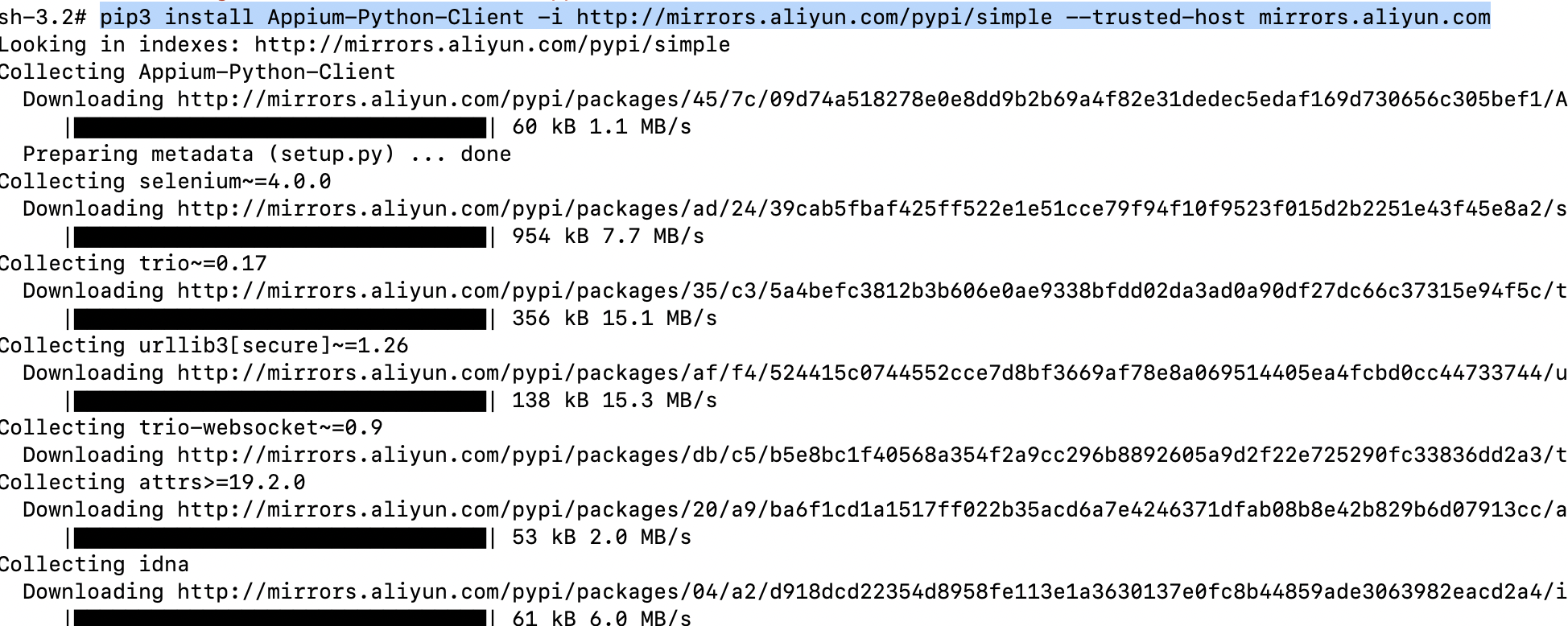 Pip3 Install Appium Appium python client Mia 