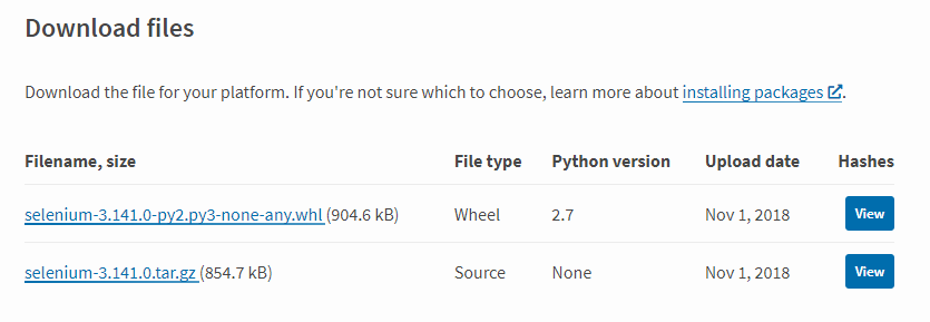 selenium在没有网络的情况下安装 - 文艺委员 - 博客园