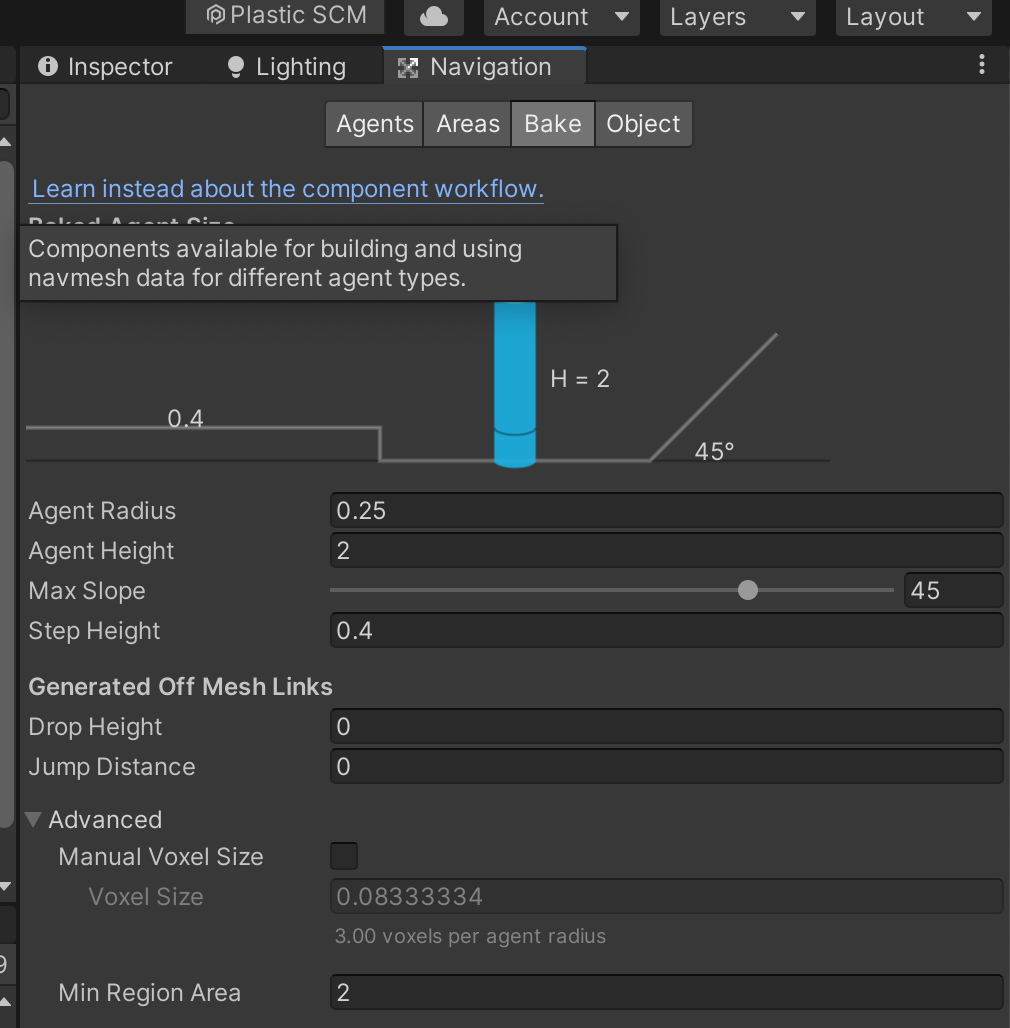 unity: Navigation 烘培之后，在场景中看不到导航网格效果 - ZhYQ_note - 博客园