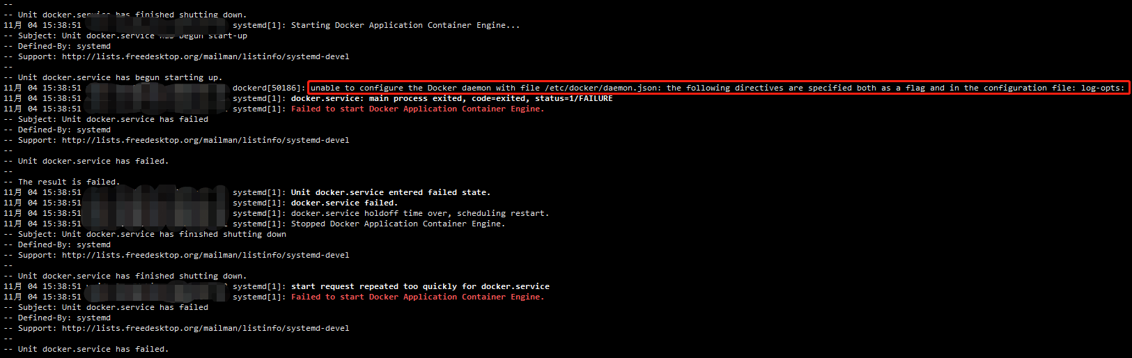 Docker the Following Directives Are Specified Both As A Flag And 