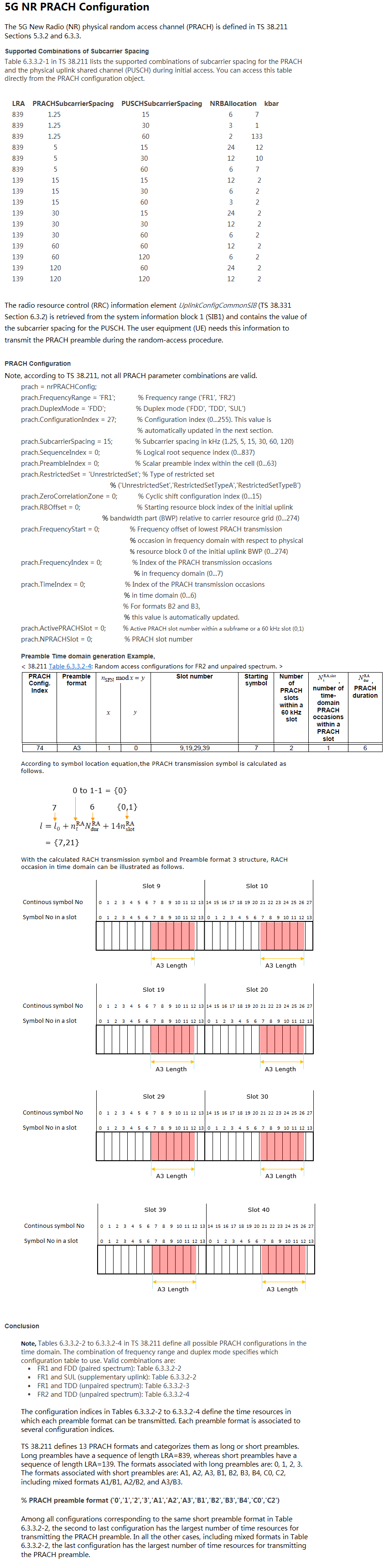 NR / 5G - 5G NR PRACH Configuration - zzYzz - 博客园