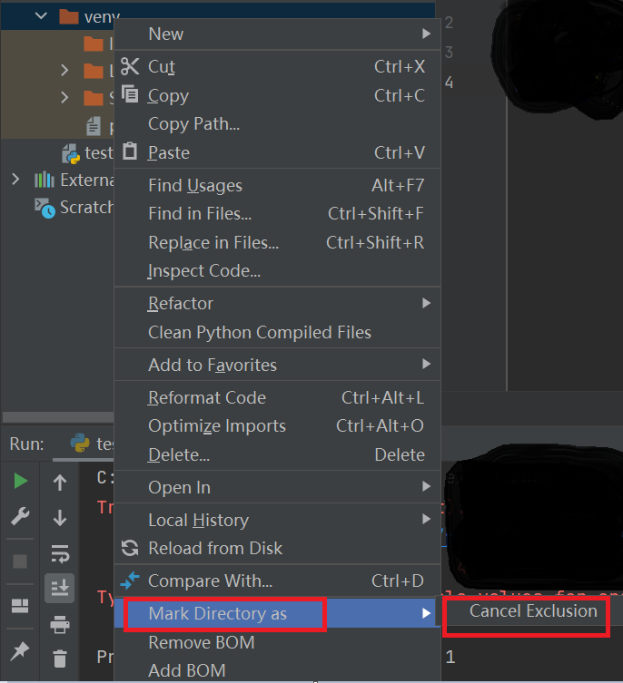 pycharm里venv文件夹变成红色 - yuereally - 博客园