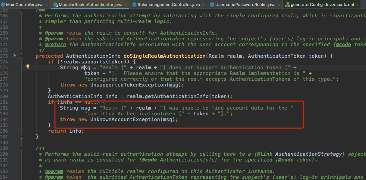 Realm [*] was unable to find account data for the submitted AuthenticationToken - Doyourself! - 博客园